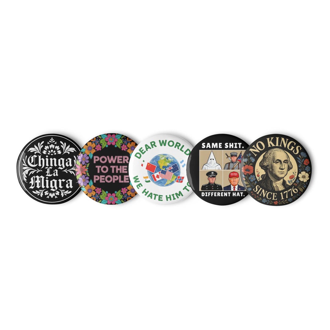 Progressive Protest Pin Buttons | Human Rights Activism Set - Etsy