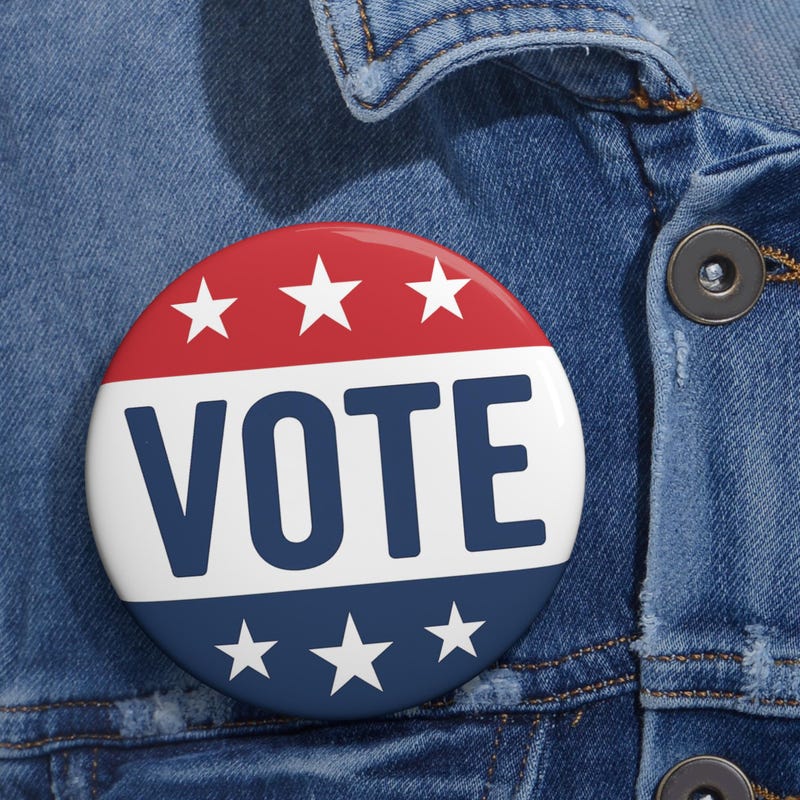 Political Button - Etsy