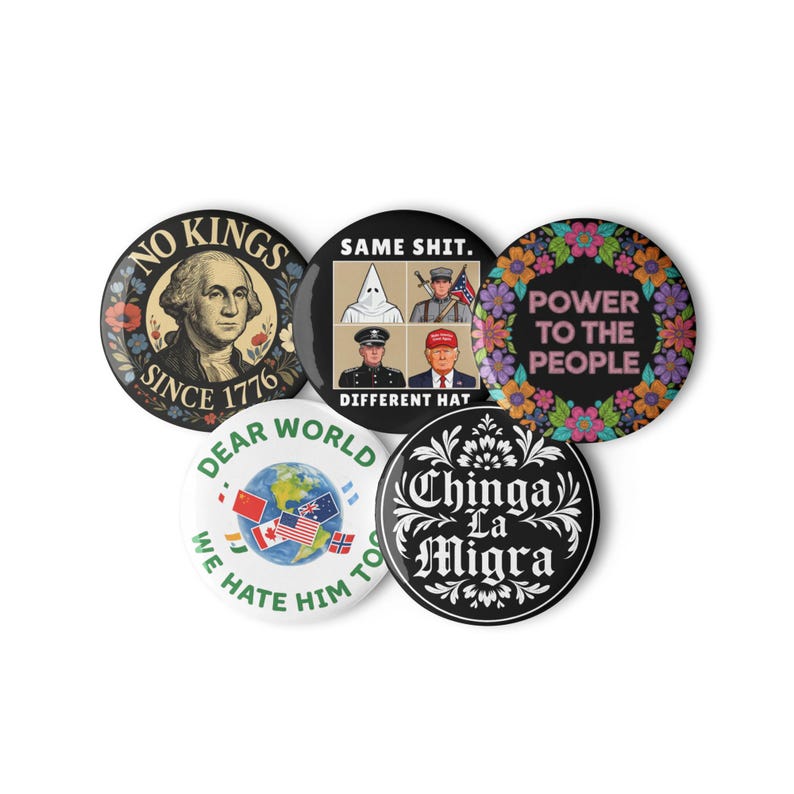 Progressive Protest Pin Buttons | Human Rights Activism Set - Etsy
