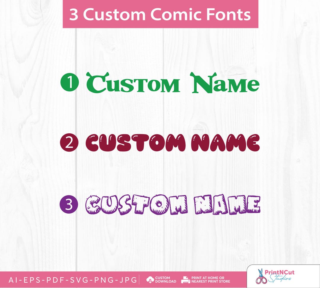 Custom Name Svg | Custom Name Png | Custom Text Svg | Kids Name Svg ...