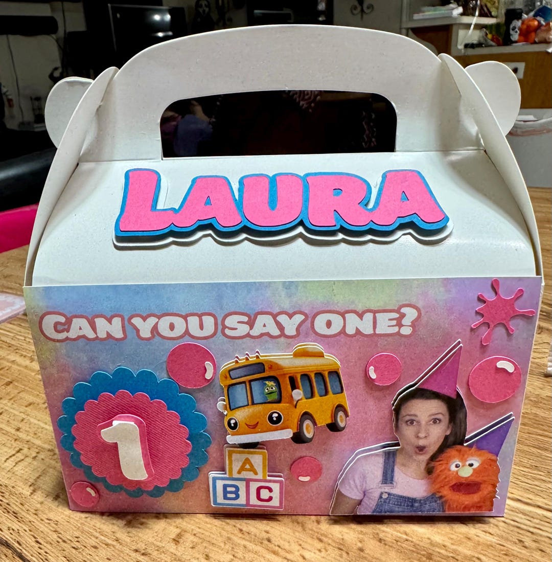 Children’s Sensory Show Ms Rachel Gable Party Box Party Favor Empty Box ...