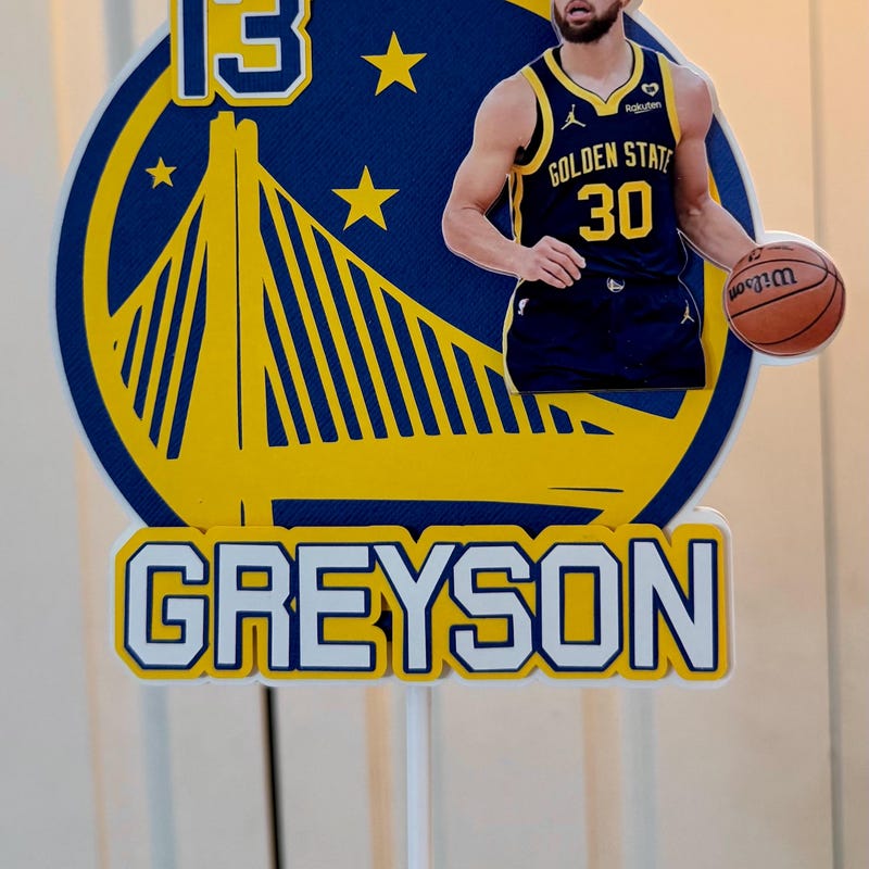 Basketball Cake Topper - Etsy