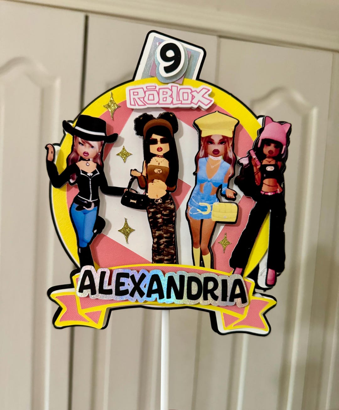 Girls Dress to Impress Dti Custom Birthday Cake Topper - Etsy UK