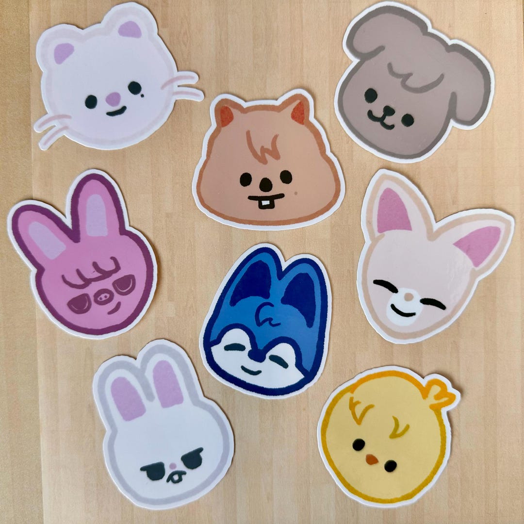 SKZOO Stickers – Kawaii Vinyl Decals, Kpop Stray Kids Fan Art - Etsy