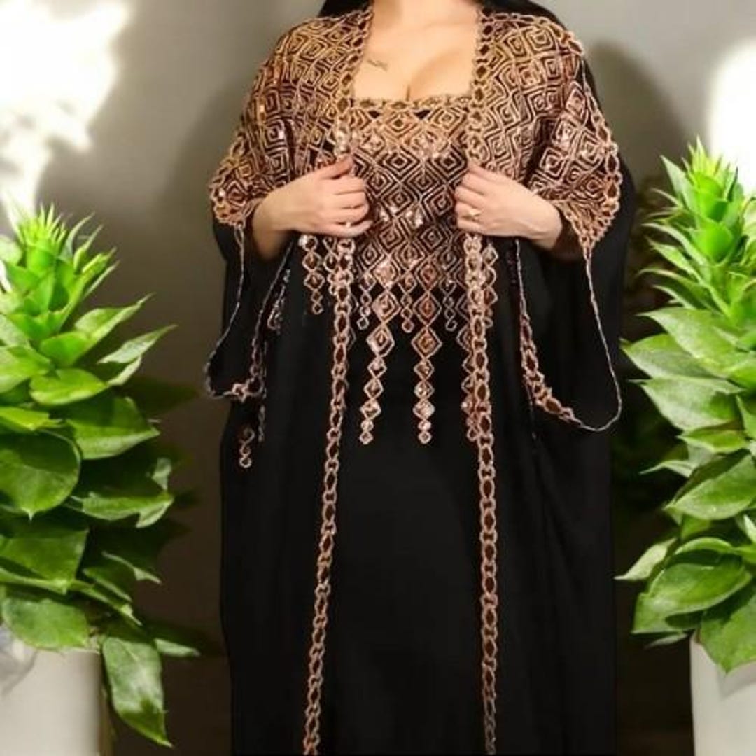 Eid Abaya Kaftan Set: Women's Ramadan Cardigan Dress - Etsy