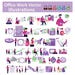 Office Work Illustration - Printable Digital Art for Office Décor ...