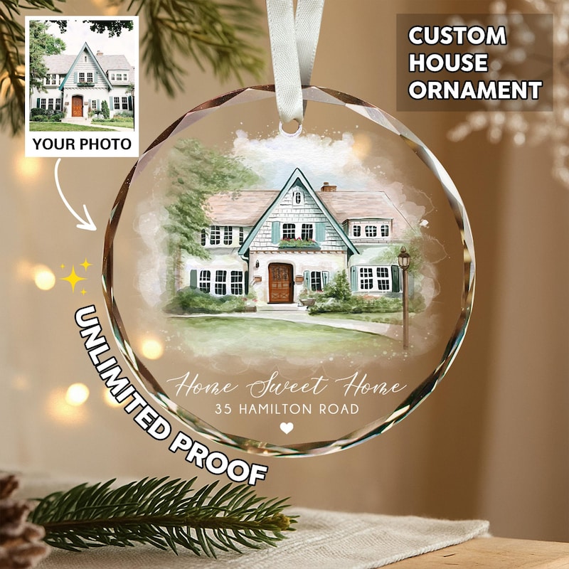 Look a Like Home Ornament - Etsy
