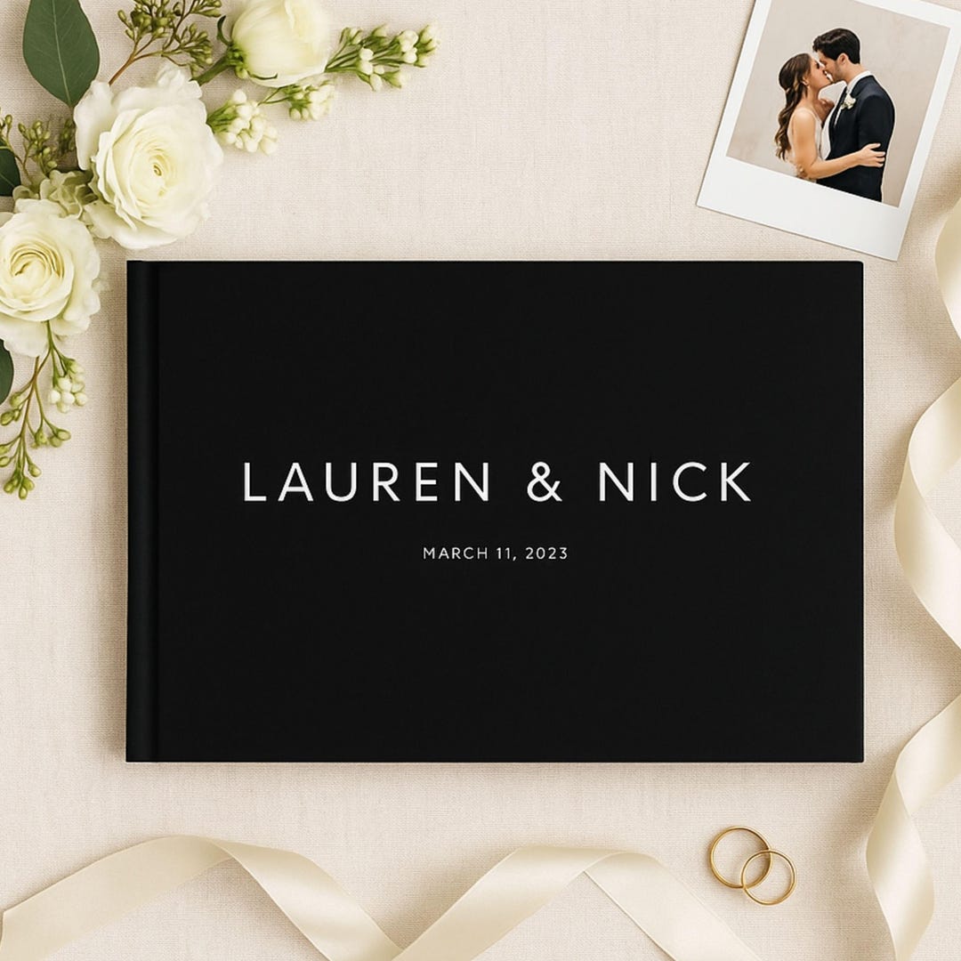 Custom Wedding Guest Book, Letters to the Bride Book, Bridal Memory ...