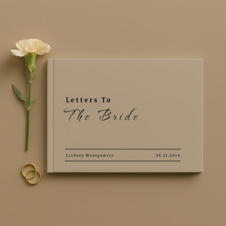 Vintage Letters to the Bride, Letters to the Bride Scrapbook, Bridal ...
