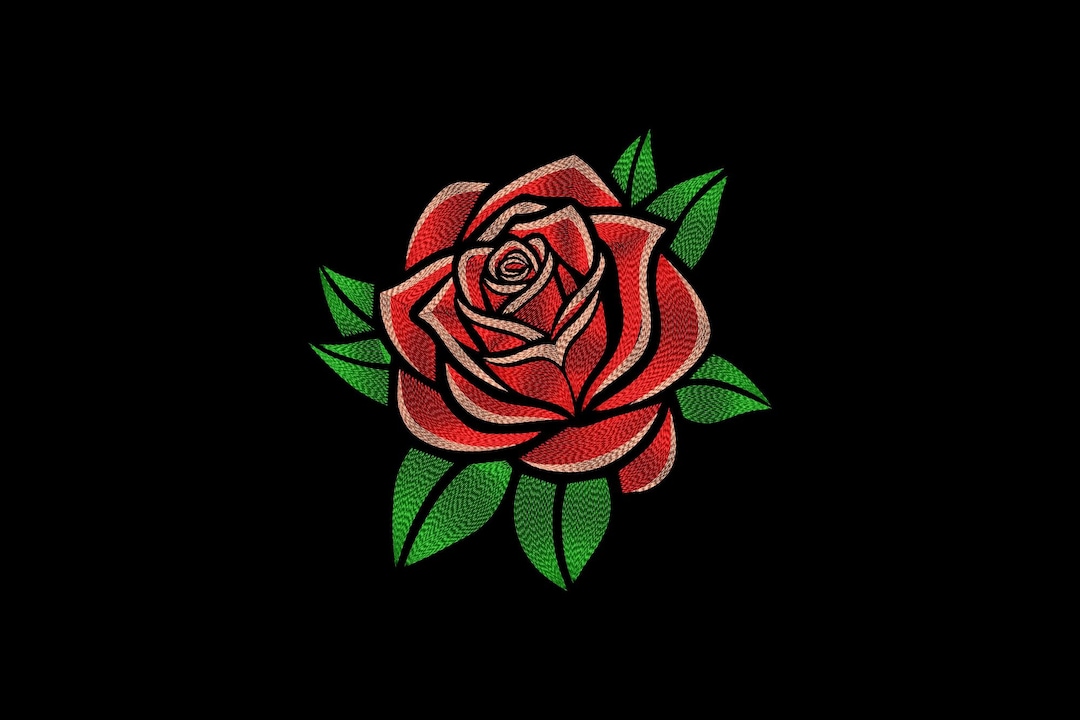 Charming Rose Embroidery Design, Charming Rose Machine Embroidery ...