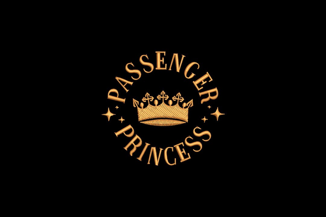 Passenger Princess Embroidery Design, Passenger Princess Machine ...