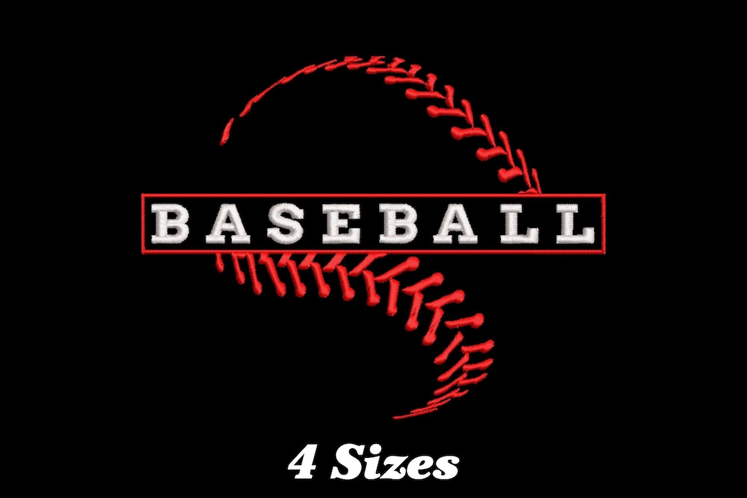 Baseball Embroidery Design, Baseball Machine Embroidery Design ...
