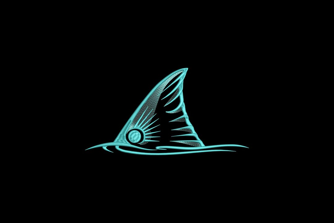 Redfish Tailing Embroidery Design, Redfish Tailing Machine Embroidery ...