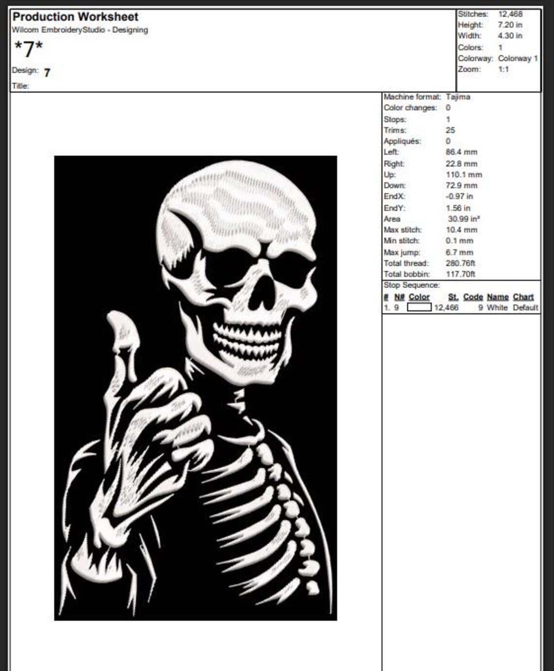 Skeleton Shushing Embroidery Design, Skeleton Shushing Machine ...