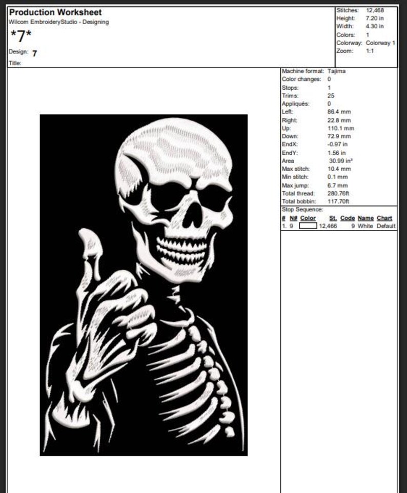 Skeleton Shushing Embroidery Design, Skeleton Shushing Machine ...