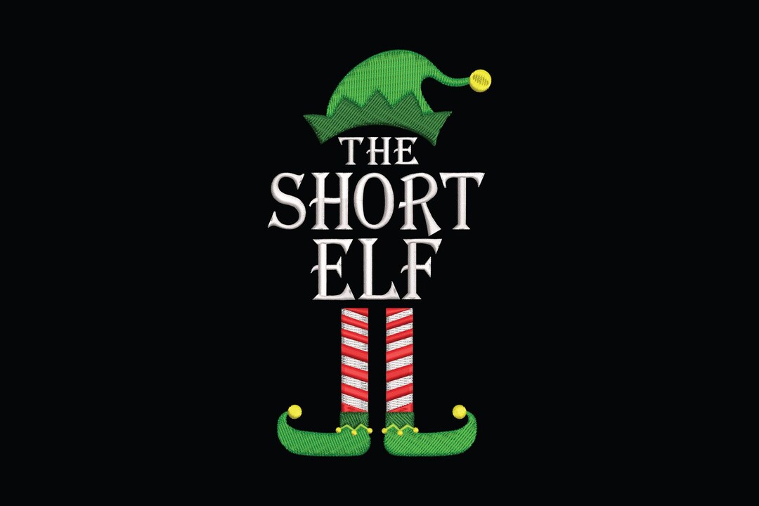 The Short Elf Christmas Embroidery Design, the Short Elf Machine ...