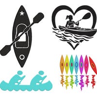 Kayak - Machine Embroidery Design - Etsy UK