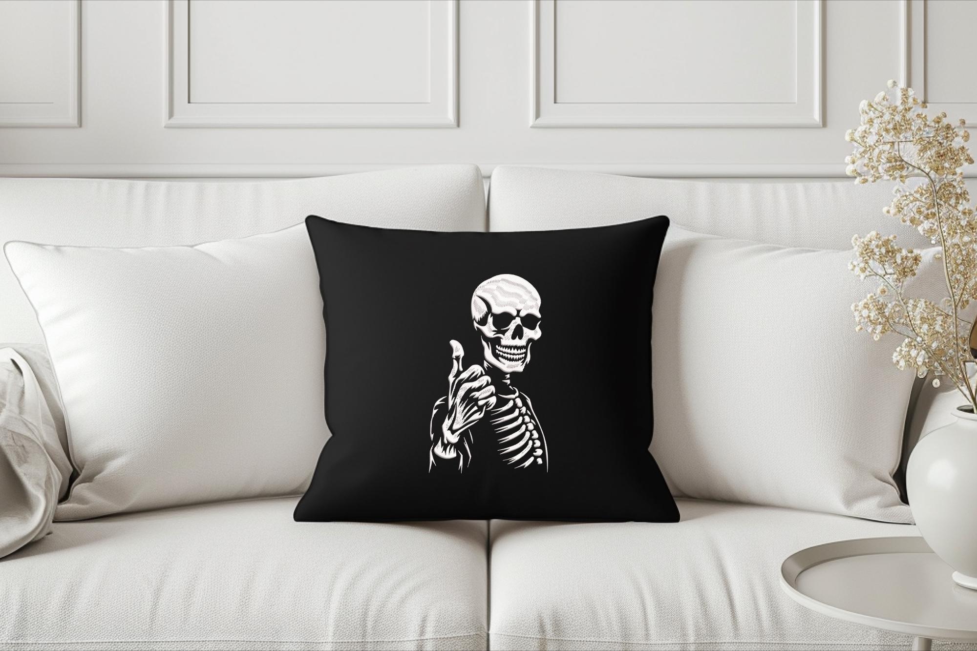 Skeleton Shushing Embroidery Design, Skeleton Shushing Machine ...