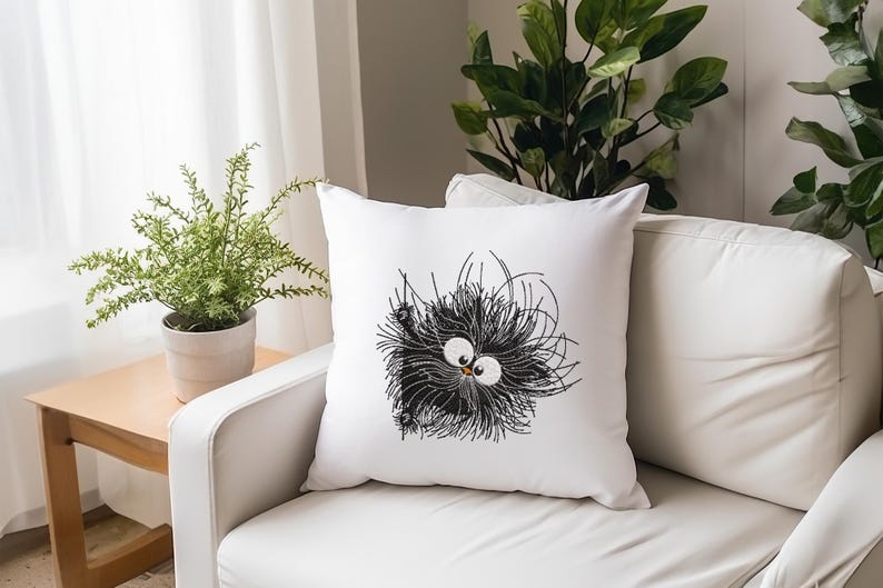 Funny Crazy Cat Machine Embroidery Design (digital Download) - Etsy