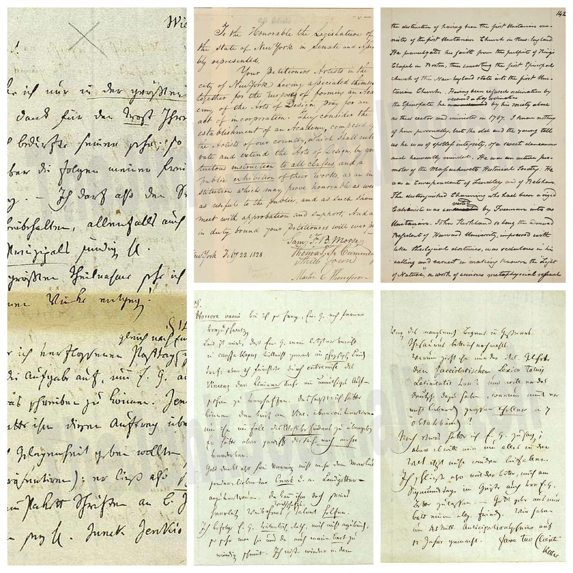 Vintage Letter Ephemera, 1850-1880, Junk Journal Kit (PDF Download ...