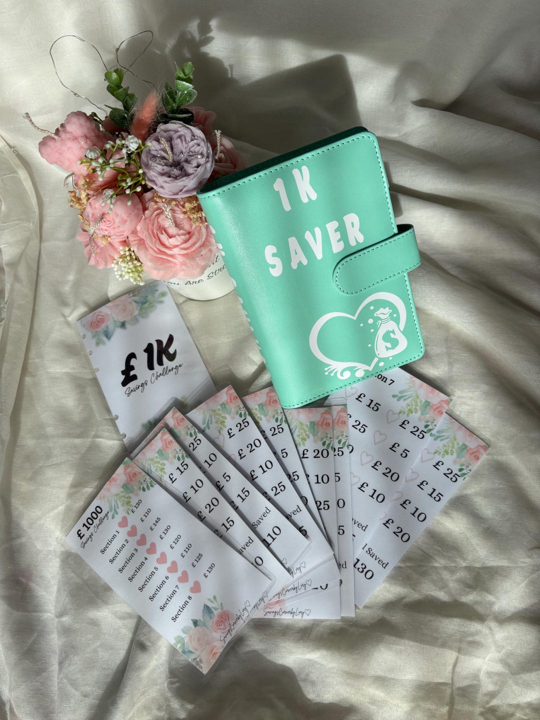 1K Savings Challenge Binder Bundle - Money Binder - Saving Challenges ...