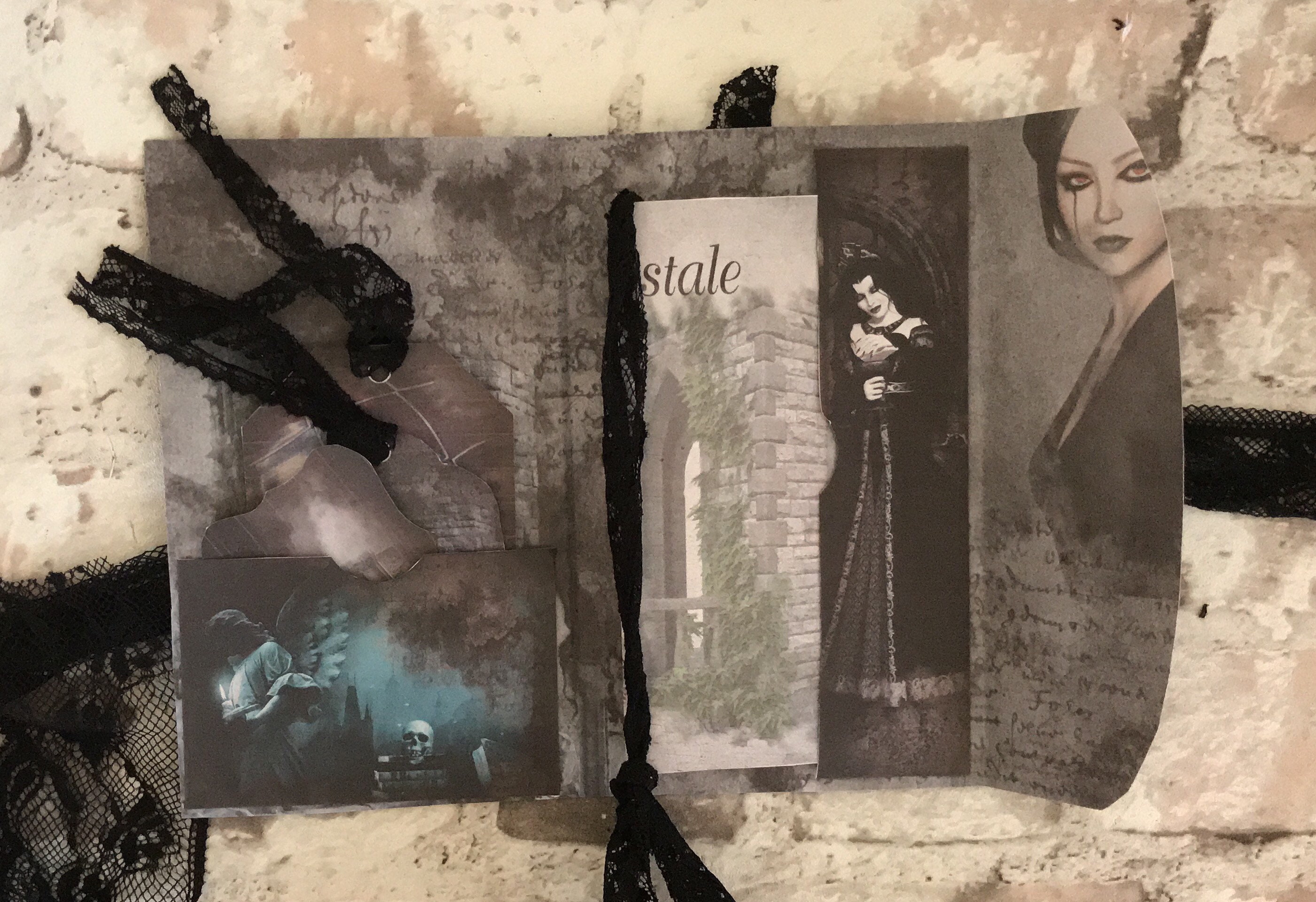 Gothic Folder Printable With Notebook, Ephemera, Book, Printable, Junk ...