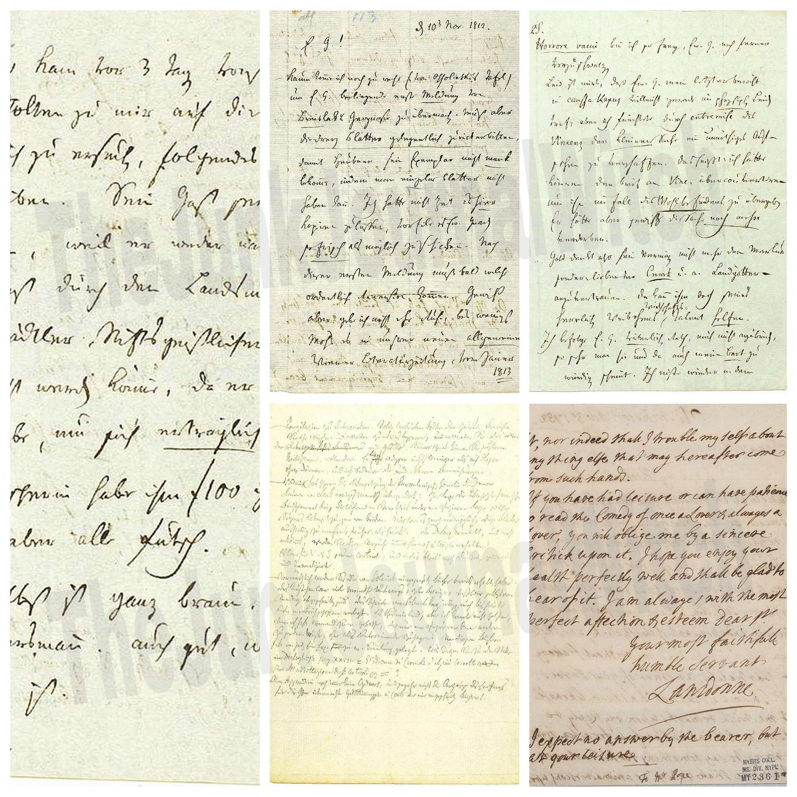 Vintage Letter Ephemera, 1850-1880, Junk Journal Kit (PDF Download ...