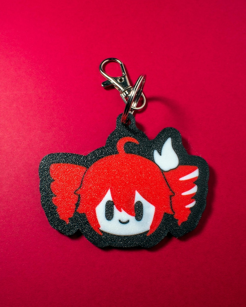 Kasane Teto 3D Printed Keychain - Etsy