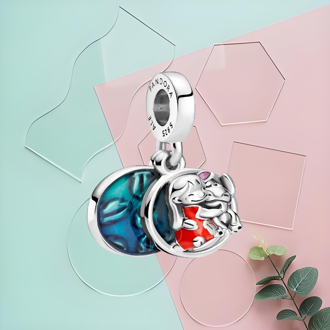 Lilo & Stitch Family Dangle Charm,silver Charms,pandora Charm,bracelet ...