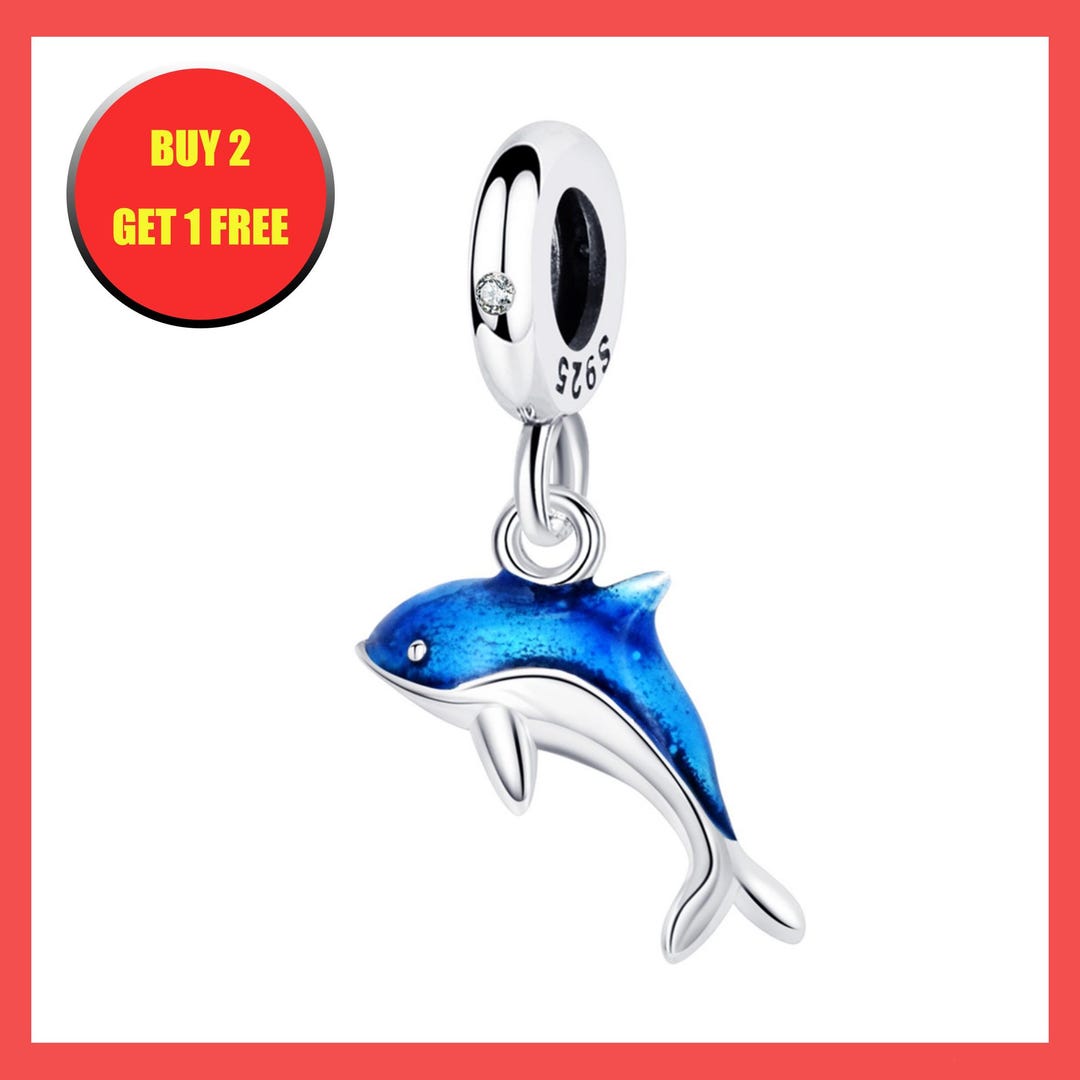 Dolphin Charm,silver Charms,pandora Charm,bracelet Charms,gift for ...
