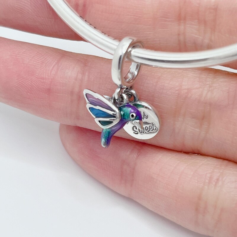Hummingbird Charm - Etsy