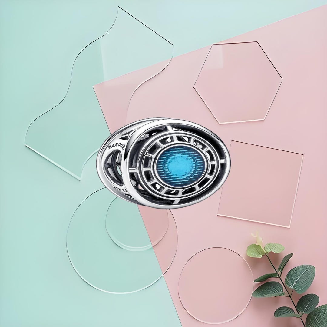 Marvel the Avengers Iron Man Arc Reactor Charm,silver Charms,pandora ...