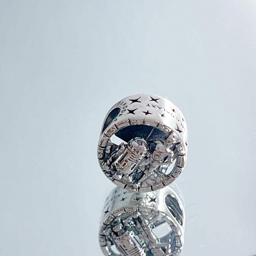 Star Wars, C-3PO and R2-D2 Charm,silver Charms,pandora Charm,bracelet ...
