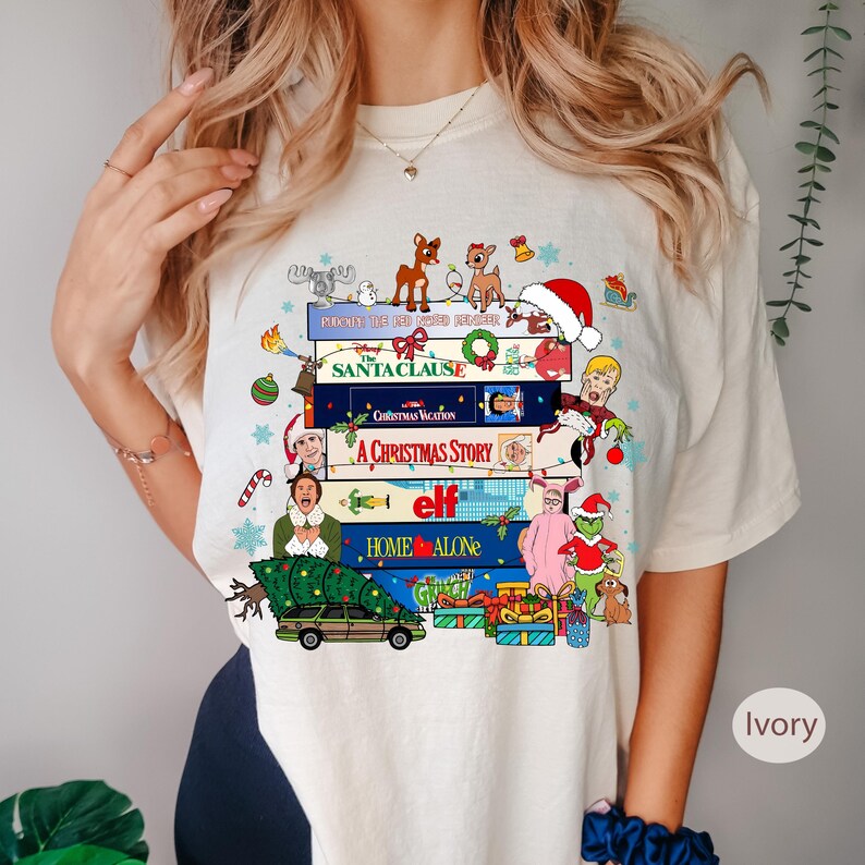 Christmas Movies PNG, Funny Holiday Movie Quotes Design, Green ...