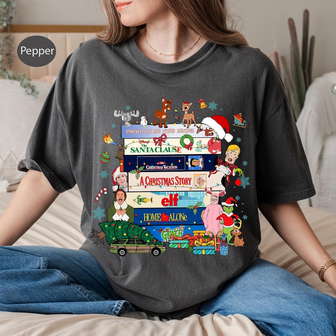 Christmas Movies PNG, Funny Holiday Movie Quotes Design, Green ...