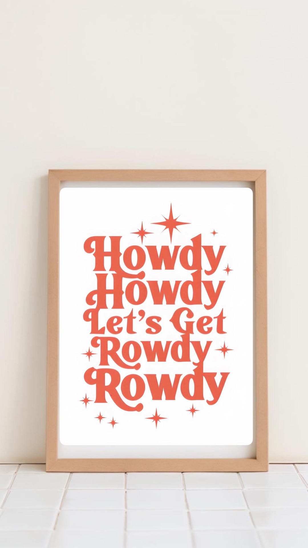 HOWDY HOWDY~ Hen’s Party Art Print, Classy Hen’s Party, Disco, Digital ...
