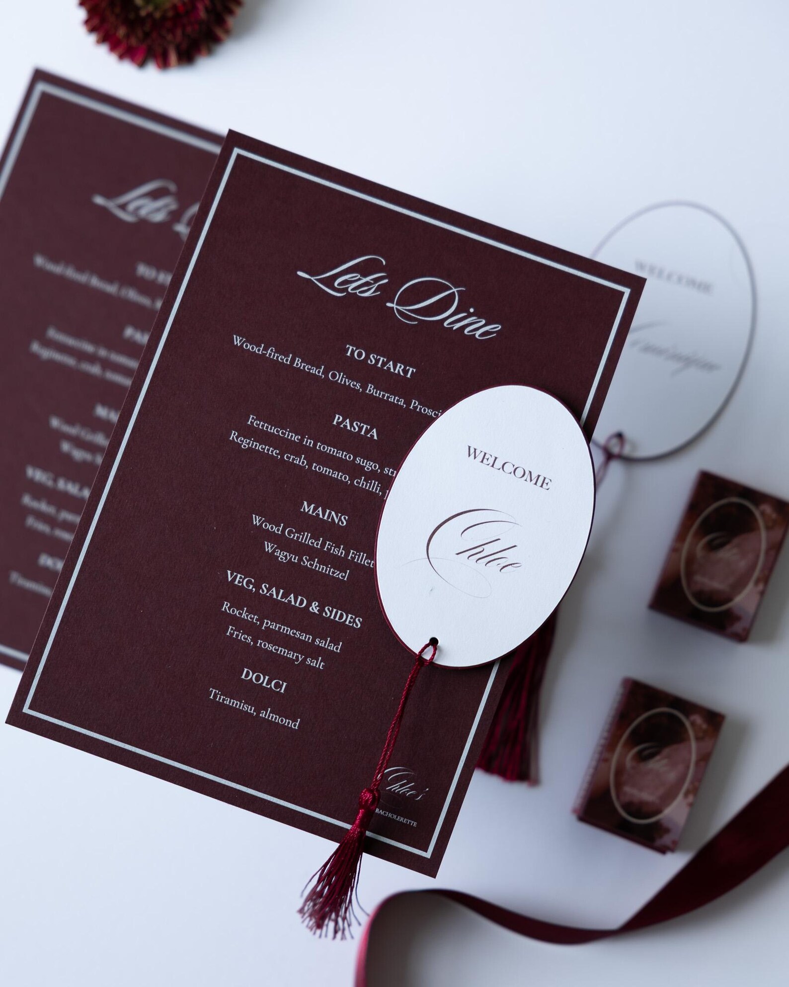 Bachelorette Party Menu | Digital Template - Etsy