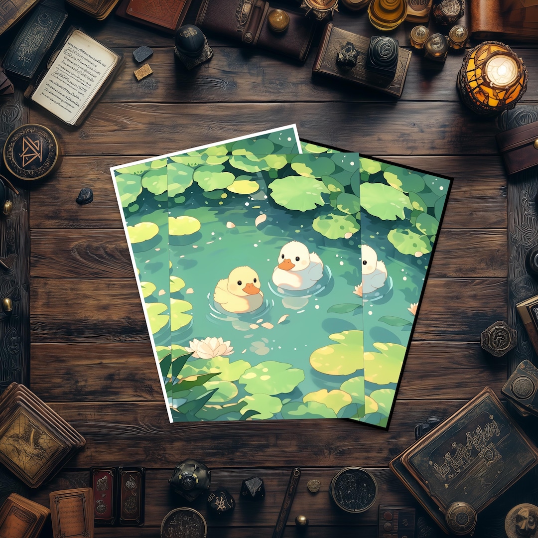 Mtg Card Sleeves,cute Ducks Card Sleeves,top Quality and Detailed Magic ...