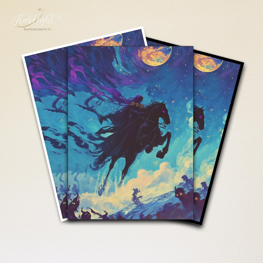 Mtg Card Sleeves,phantom Rider of the Cosmic Skies Card Sleeves,top ...