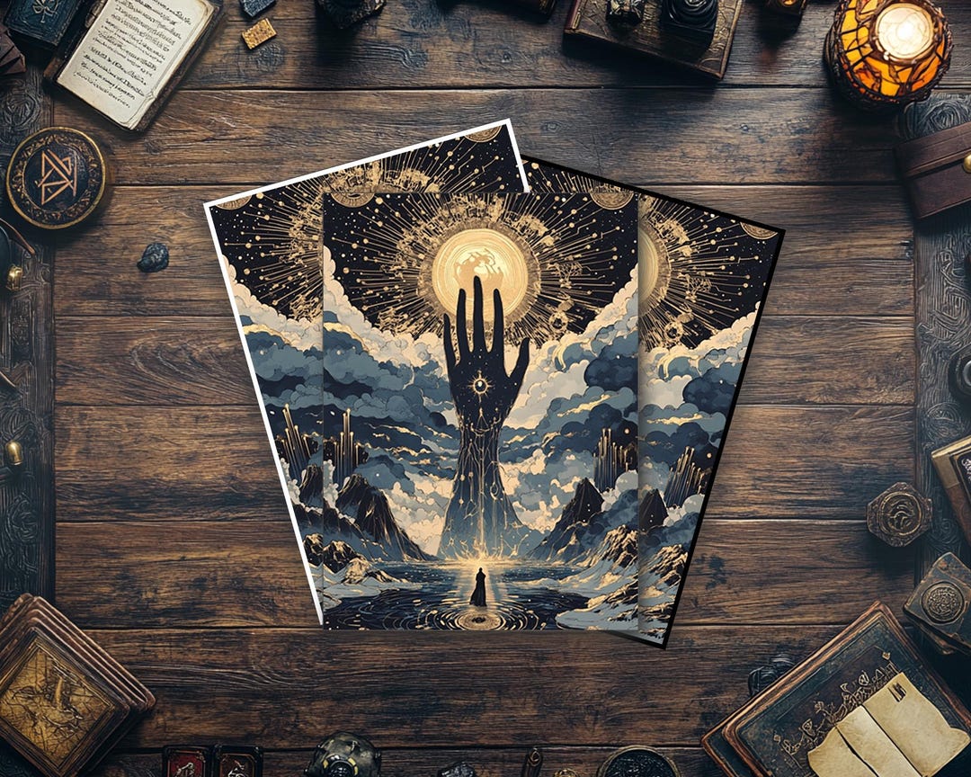 Mtg Card Sleeves,hand of Destiny Card Sleeves,top Quality and Detailed ...
