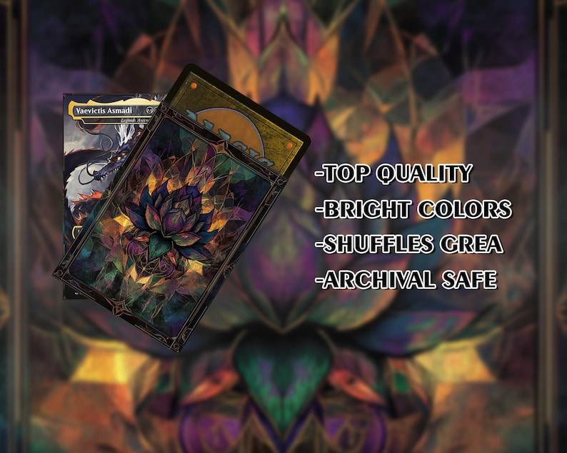 Mtg Card Sleeves,dark Lotus Card Sleeves,top Quality and Detailed Magic ...