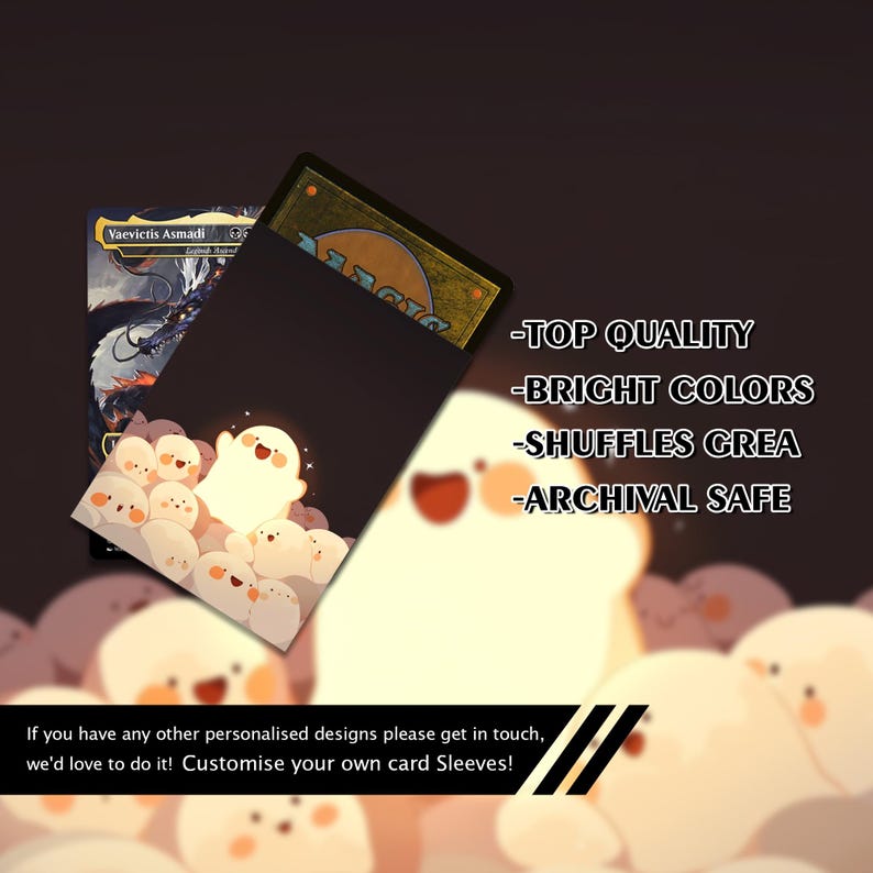 Mtg Card Sleeves,cute Ghost Card Sleeves,top Quality and Detailed Magic ...
