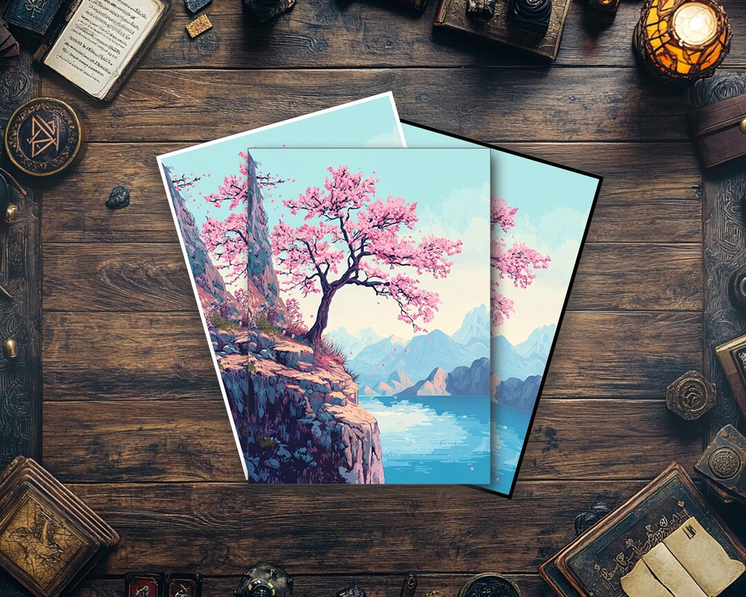 Mtg Card Sleeves,cherry Blossom Card Sleeves,top Quality and Detailed ...