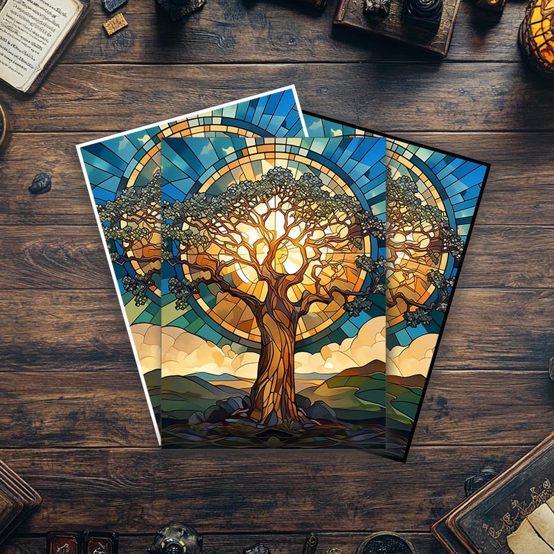 Tree of Life Card Sleeves - Etsy