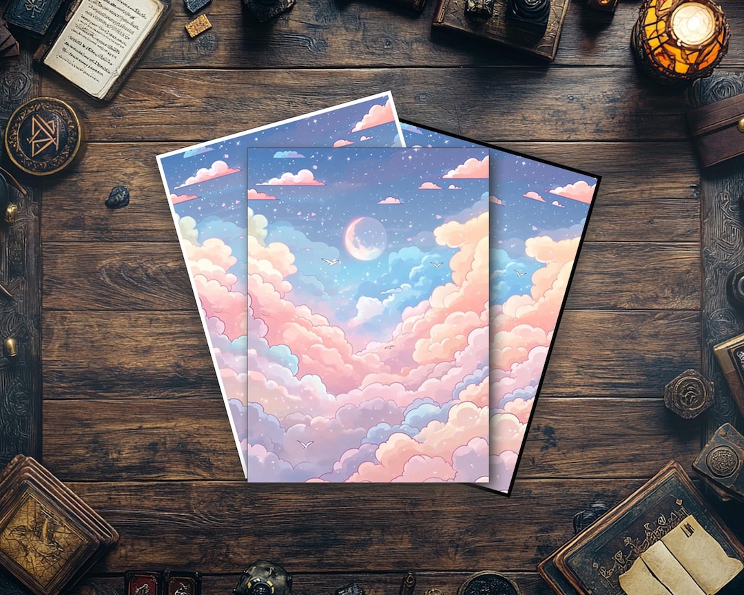 Mtg Card Sleeves,colorful Clouds Card Sleeves,top Quality and Detailed ...
