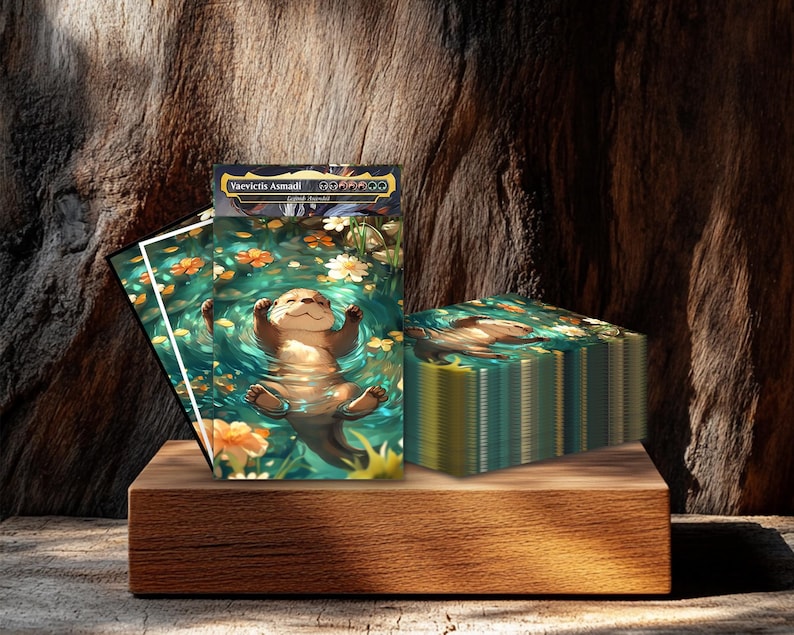 Mtg Card Sleeves,kawaii Cute Otter Card Sleeves,top Quality and ...