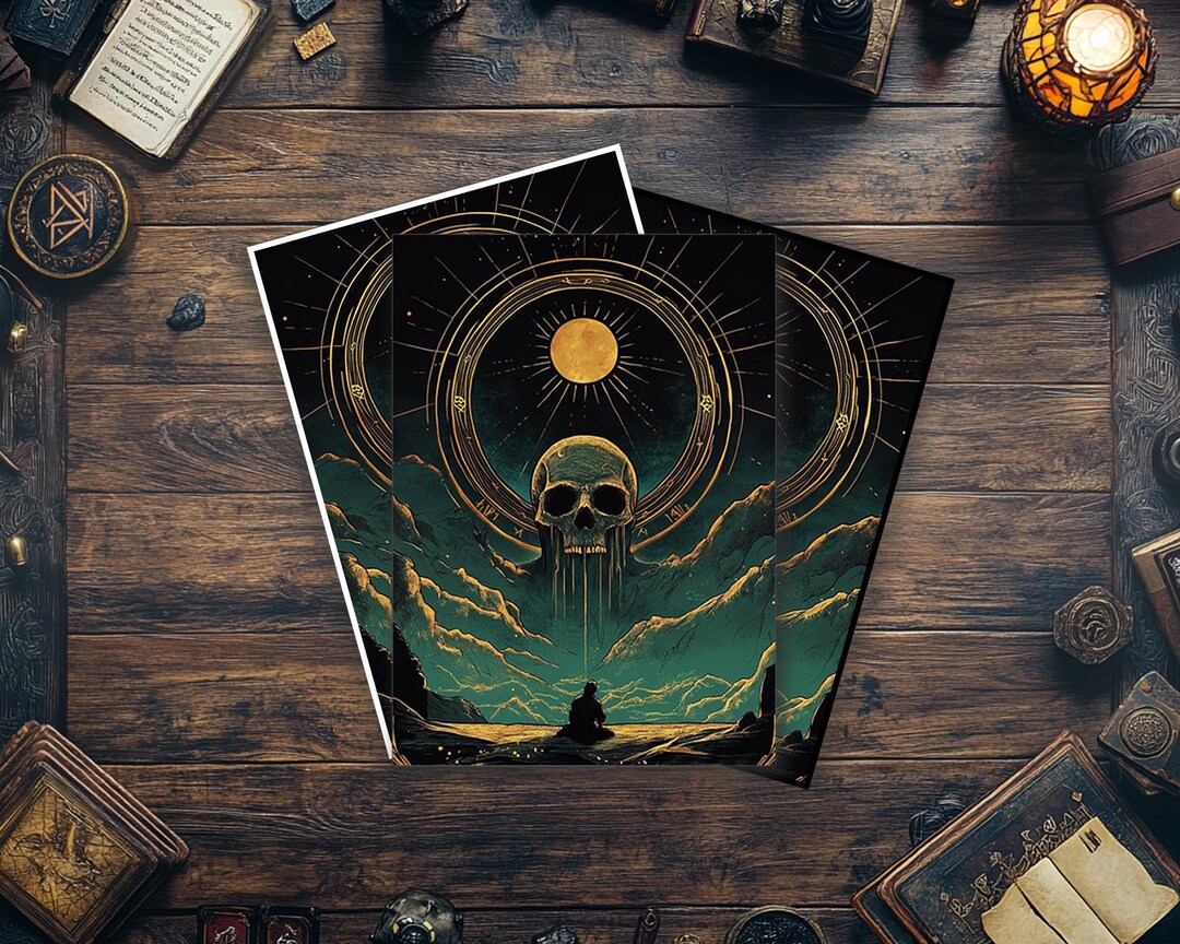 Mtg Card Sleeves,skeleton Theme Card Sleeves,top Quality and Detailed ...
