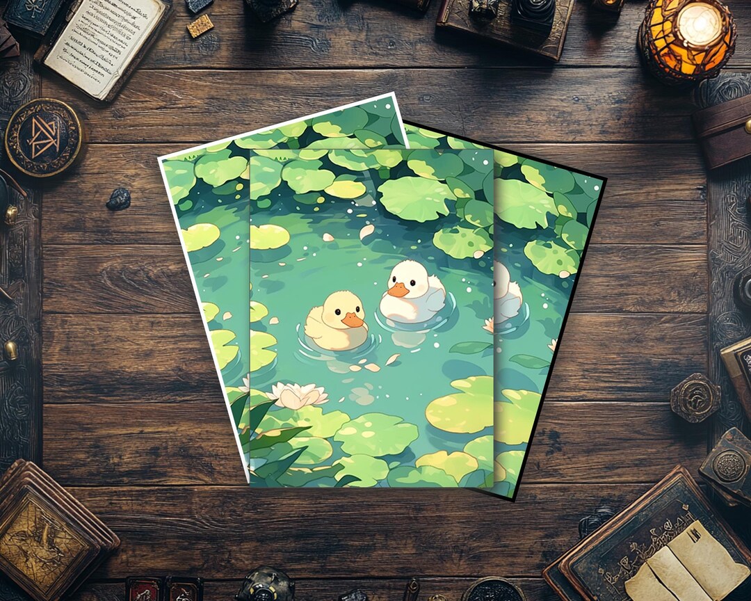 Mtg Card Sleeves,cute Ducks Card Sleeves,top Quality and Detailed Magic ...
