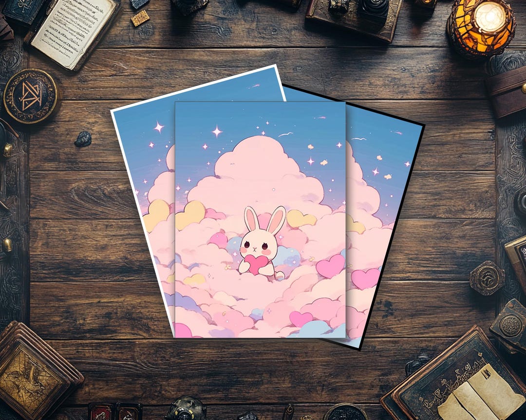 Mtg Card Sleeves,kawaii Cute Rabbit Card Sleeves,top Quality and ...