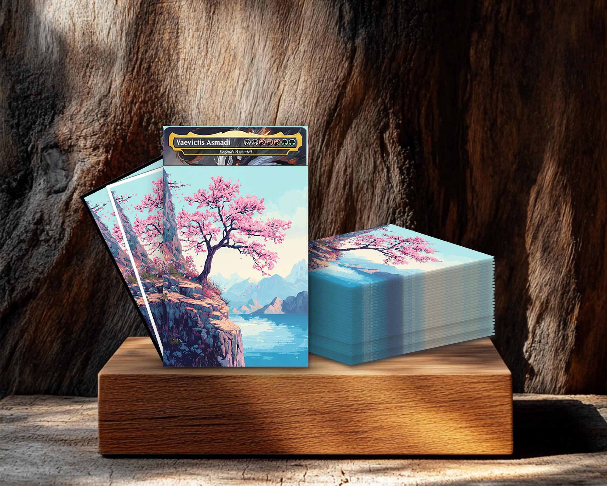 Mtg Card Sleeves,cherry Blossom Card Sleeves,top Quality and Detailed ...